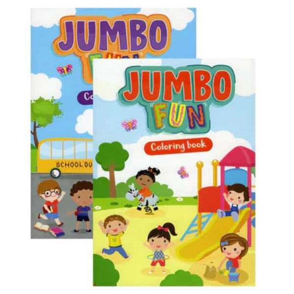 JUMBO Fun Coloring & Activity Book – Charrans.com