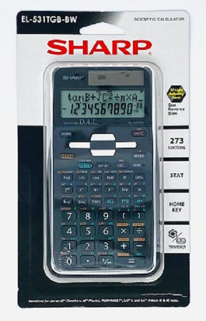 Sharp Scientific Calculator, Solar & Battery Operated, 273 functions ...