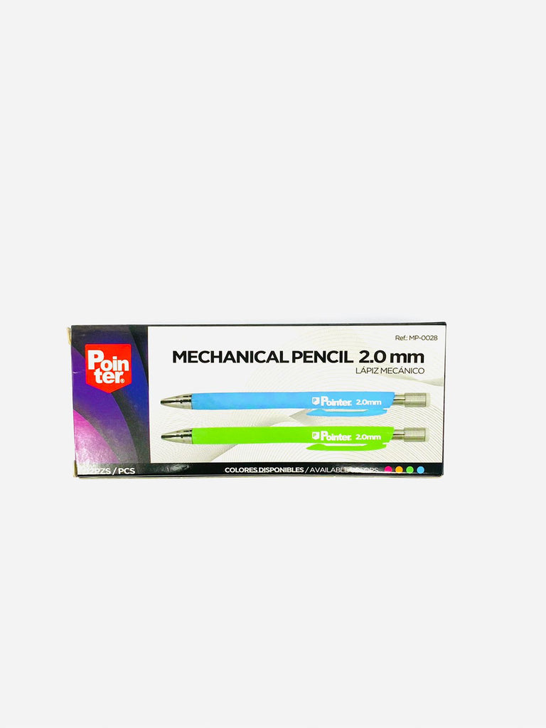 Pointer Mechanical Pencil, 2.0mm, Assorted Colours, Single – Charrans.com