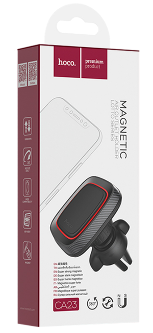 Hoco CA23 Lotto Series Magnetic Air Outlet Phone Holder - Charrans.com