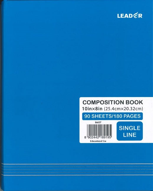 Leader Hardcover Designer Notebook, 8x10in, 180 pages, Assorted Colour ...