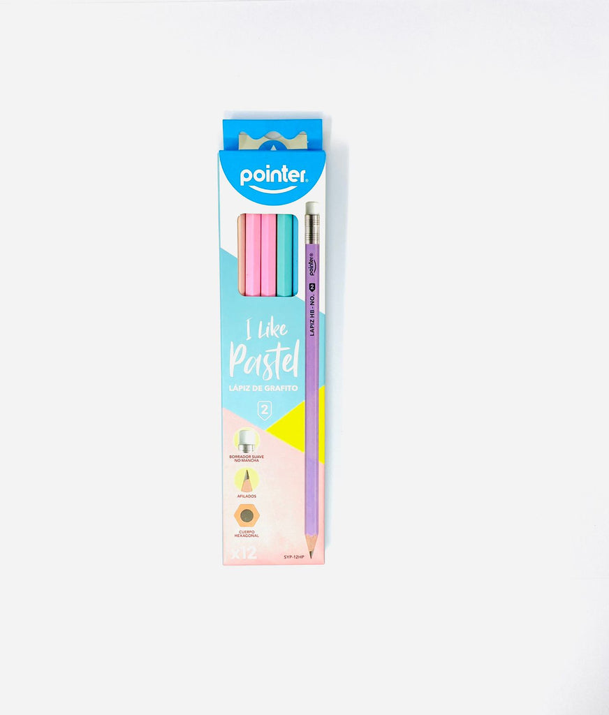Pointer Pastel No.2HB Pencils, Box of 12 – Charrans.com