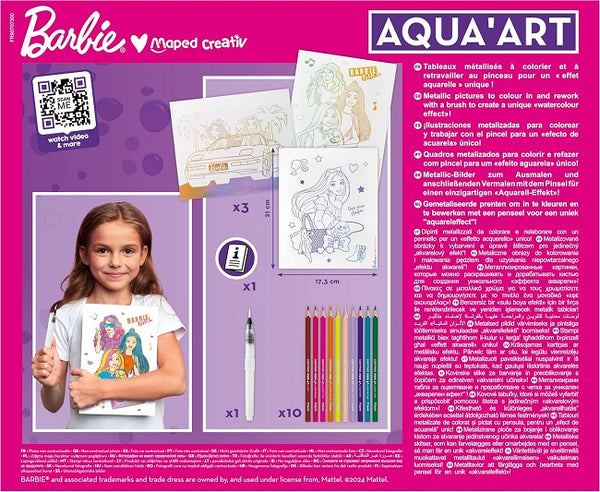 Maped Creativ Barbie Watercolour Aqua Art Kit – Charrans.com