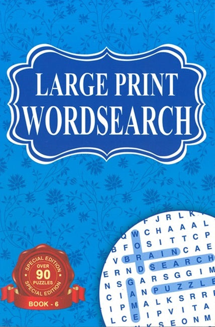 Word Search, Large Print, Special Edition Activity Book, Assorted Seri ...