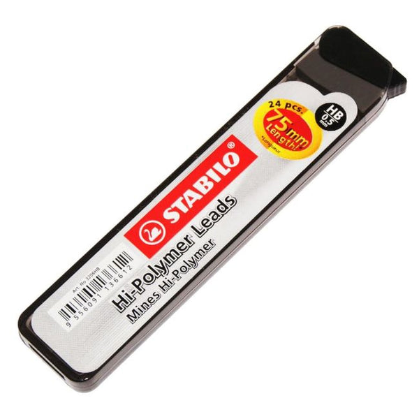 Stabilo, Pencil Lead Refills, 0.5mm, HB, 24pieces – Charrans.com