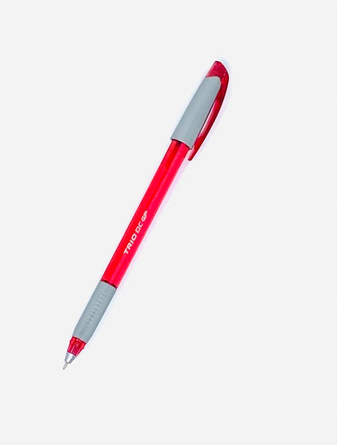 Unimax Trio DC GP 0.7MM Ball point Single Pen, RED - Charrans.com