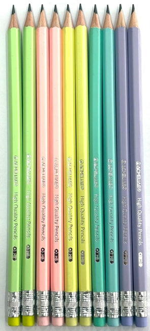 Acmeliae, HB Graphite Pencil, Assorted Pastel Colours, Single Unit ...
