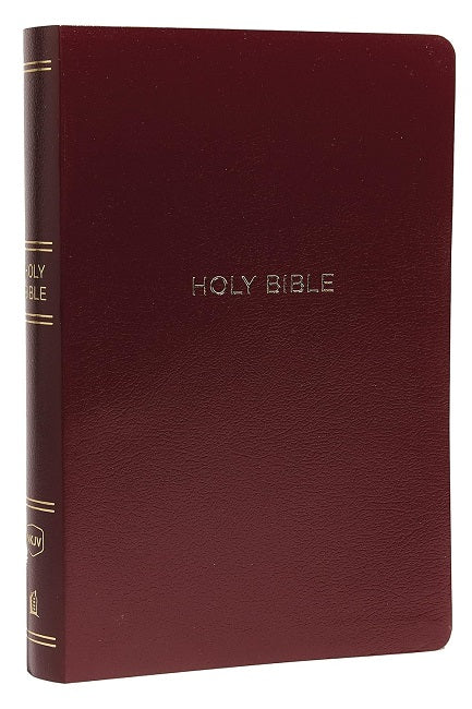 New KJV Giant Print Bible, Burgundy Leathersoft Cover - Charrans.com