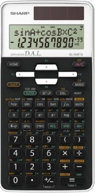 Sharp Scientific Calculator EL-506, w/ large digital display, 470 Func ...