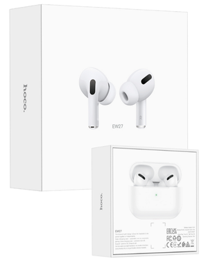 Hoco EW27 Earbuds Pro 2 Wireless BT Headset, WHITE - Charrans.com