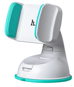 Hoco CA5 Suction Disc Mobile Phone Car Holder, WHITE & TEAL – Charrans.com