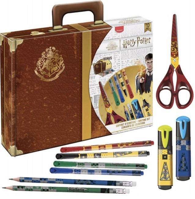 Harry Potter Writing Set Suitcase Kit, 13pcs - Charrans.com