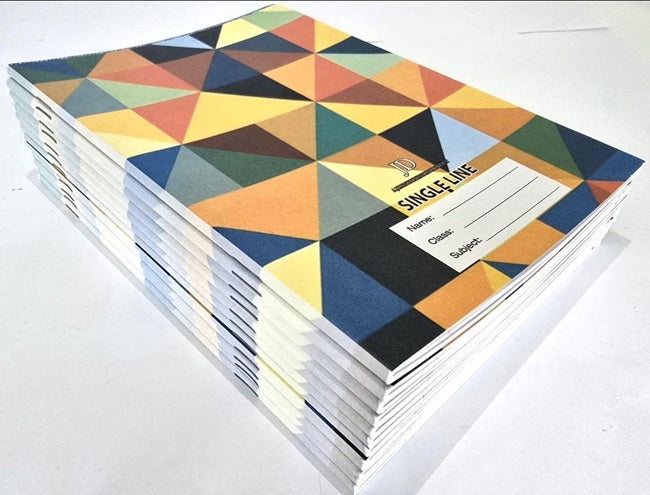 Winners Single Line Copybook, Assorted Patterns, 12 Pack - Charrans.com