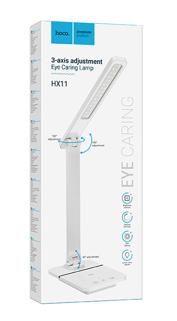 Hoco HX11 Foldable Study Table Lamp - Charrans.com