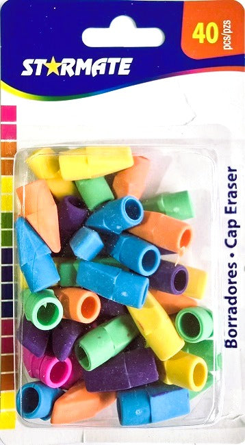 Starmate Eraser Caps, 40pcs - Charrans.com