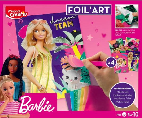 Maped Creativ Barbie Foil Art Kit – Charrans.com