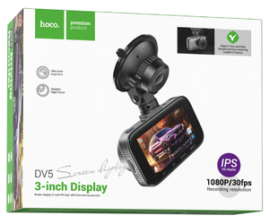 Hoco DV5 Driving Recorder with 3-Inch Screen Display - Charrans.com