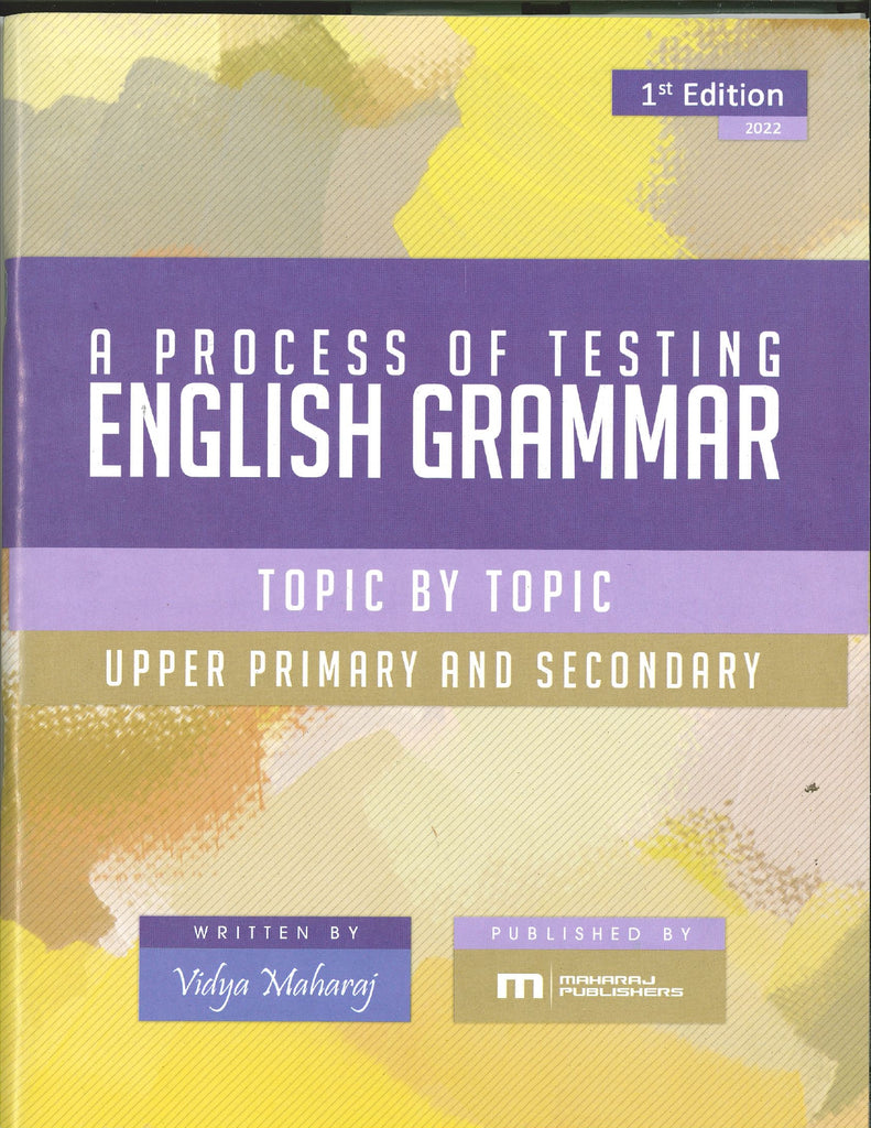 Topic By Topic English Grammar Assessment Workbook: Upper Primary and ...