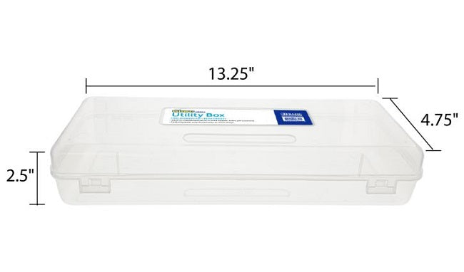 BAZIC Clear Multipurpose Ruler Length Utility Box – Charrans.com