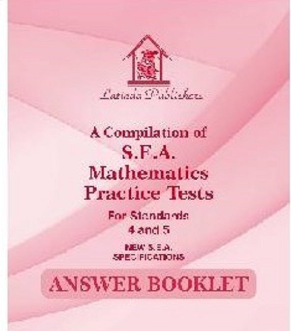 Answer Booklet for A Compilation of SEA Mathematics Practice Tests 3ed ...