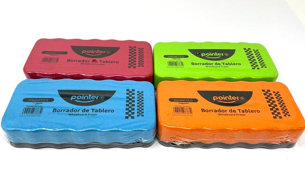 Pointer Whiteboard Eraser, Assorted Colours, Single Count – Charrans.com
