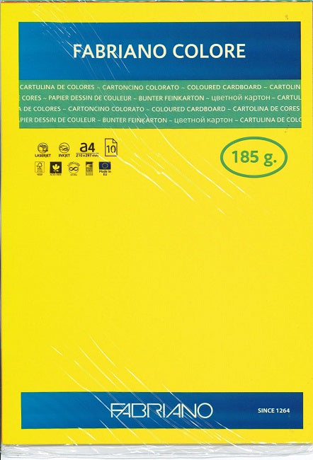 Fabriano Coloured Bristol Board Sheets (Letter Sized), Assorted Colour ...