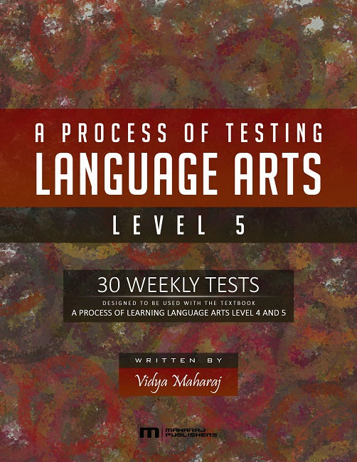 A Process of Testing Language Arts, Level 5, BY V. Maharaj – Charrans.com