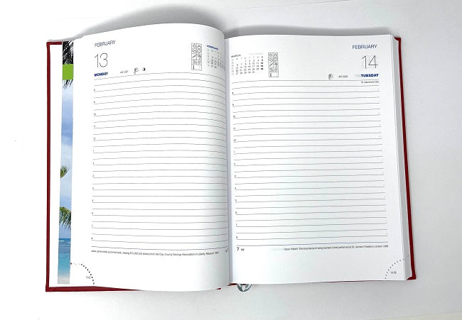 2023 Diary and Planner, 8' x 6', A5, BLUE - Charrans.com