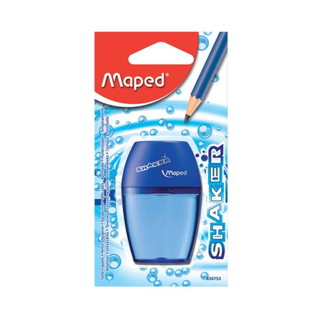Maped, Sharpener, Shaker with Receptacle, 1 hole - Charrans.com