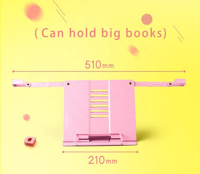 Metal Book Stand, PINK – Charrans.com