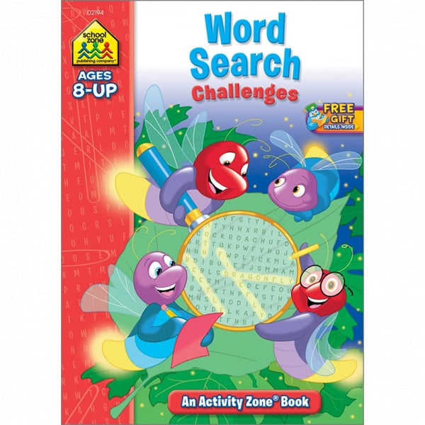 Word Search Challenges Activity Zone, Ages 8 & Up – Charrans.com