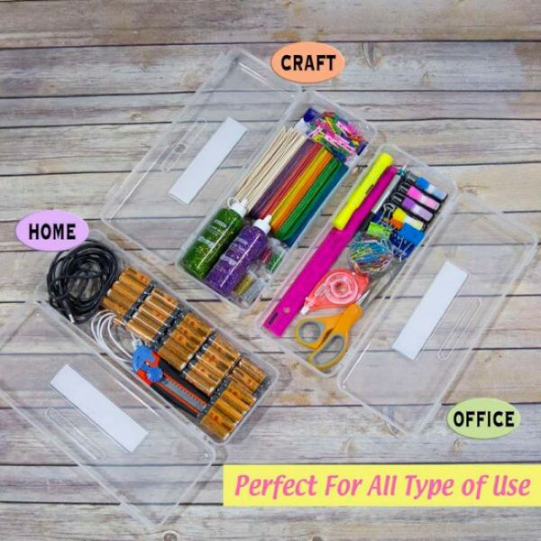 BAZIC Clear Multipurpose Ruler Length Utility Box – Charrans.com
