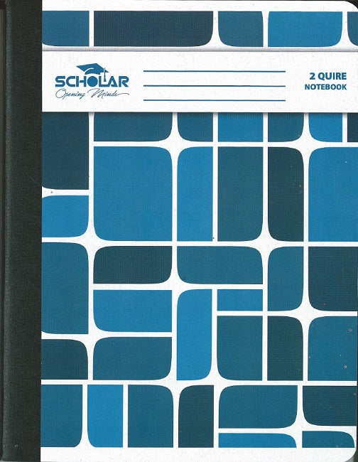 Scholar Flexible Cover Notebook, 8" x 10", Assorted Patterns - Charrans.com