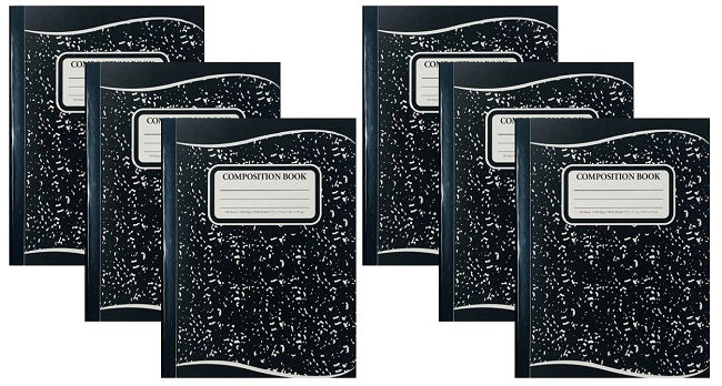 Winners, Composition Notebook, SIX PACK - Charrans.com
