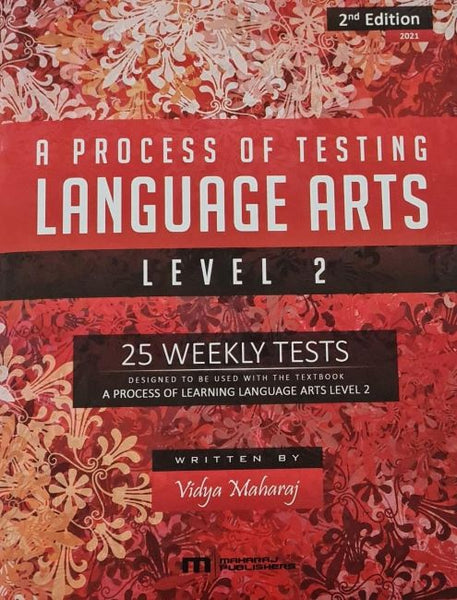 A Process of Testing Language Arts, Level 2, 2ED 2021 BY V. Maharaj ...