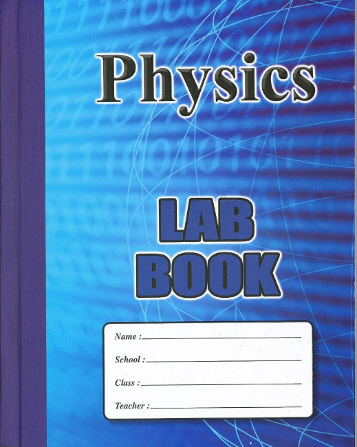 Physics Lab Book, Hardcover - Charrans.com
