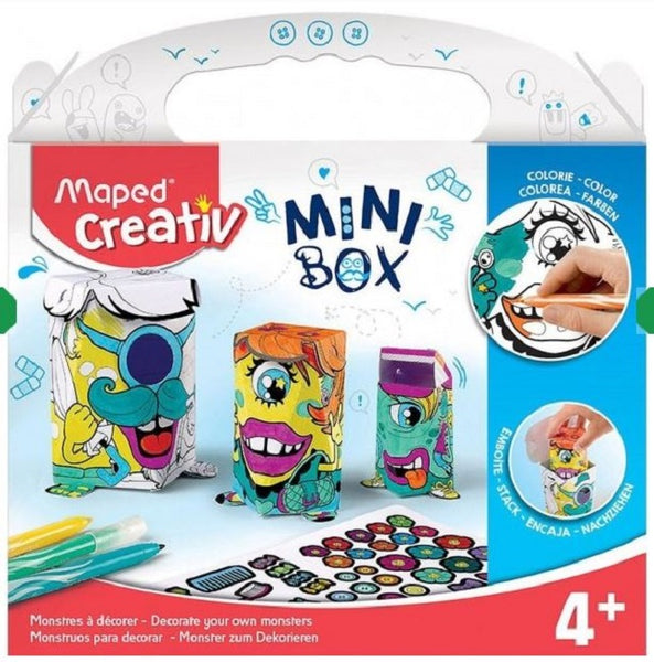 Maped Creativ Mini Activity Box, MONSTERS – Charrans.com