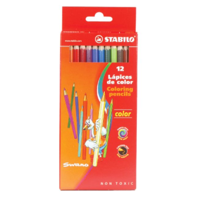 Stabilo, Colour Pencil, 12count – Charrans.com