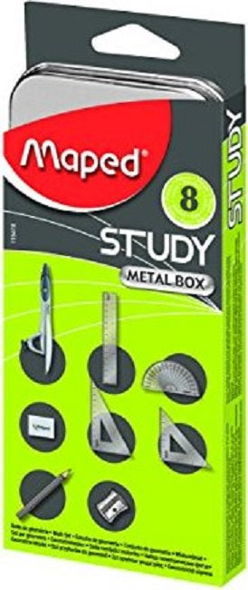 Maped Study Metal Box, 10 pieces - Charrans.com