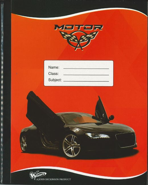 Winners Soft Cover Sporty Notebook, Assorted Patterns, 10x8 - Charrans.com