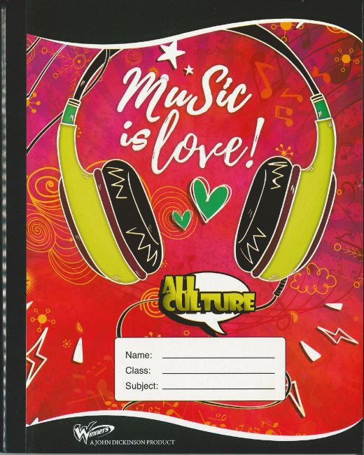 Winners Soft Cover Sporty Notebook, Assorted Patterns, 10x8 - Charrans.com