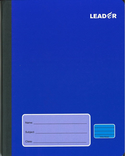 Pro Office, Leader Composition Notebook, 10x8, Hardcover, Solid Colors ...