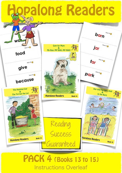Hopalong Readers, Yellow Level Reader Pack 4 (Books 13-15), BY L. Powe ...